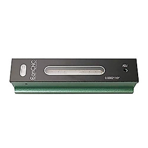 Accusize Industrial Tools 8 inch Professional Master Precision Level in Fitted Box, Accuracy 0.0002''/10'', S908-C608