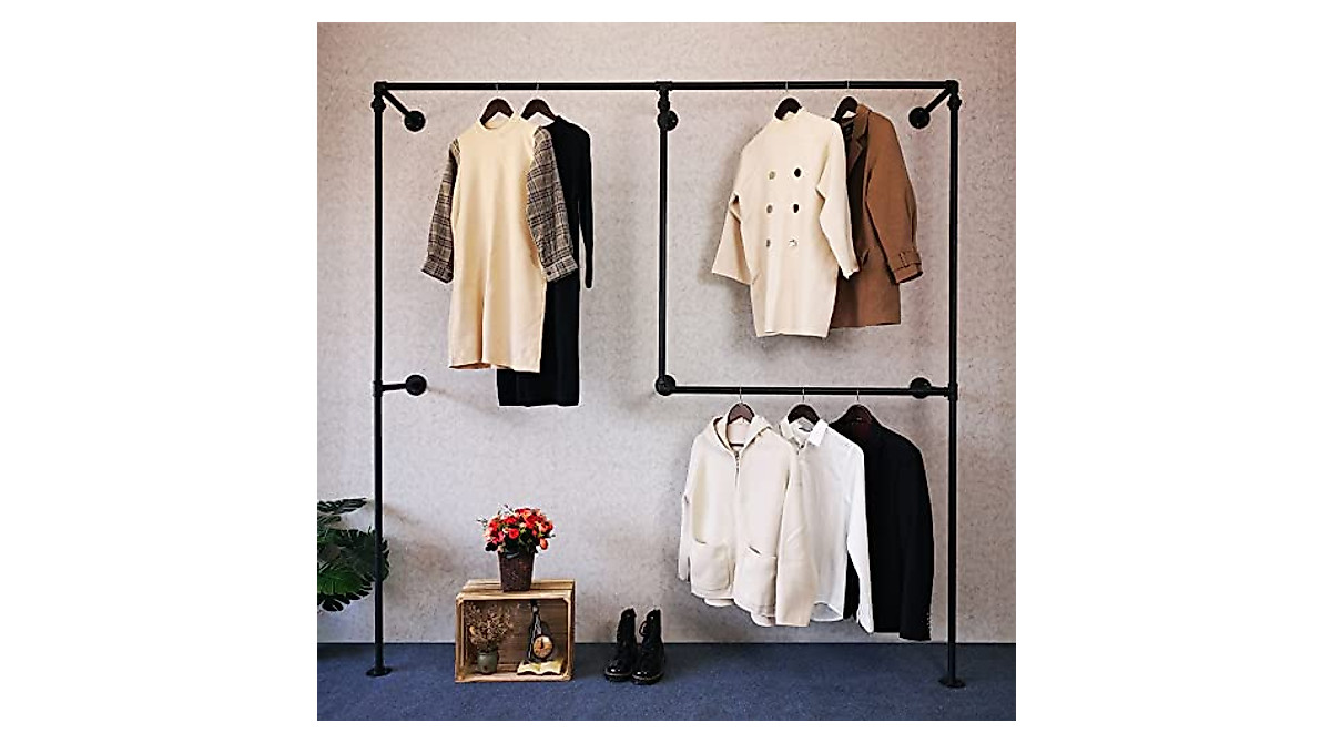 Heavy Duty Industrial Clothing Rack by Anynice