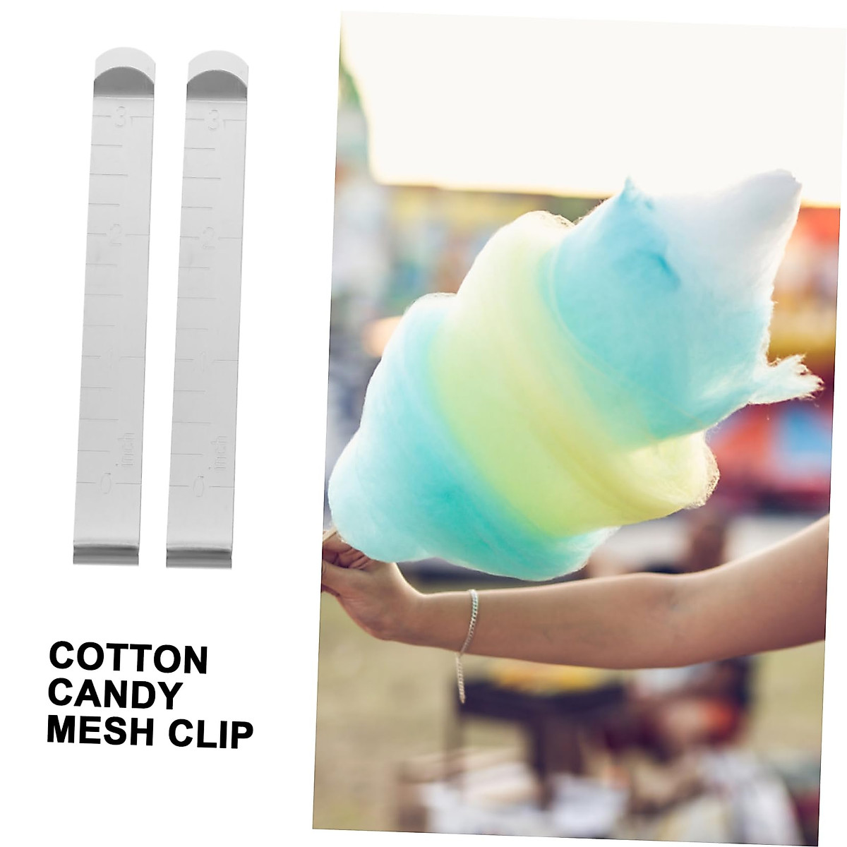 10pcs Cotton Candy Net Clip Stabilizer Kit Candy Floss Mesh Clips Candy Floss Making Supplies Spun Sugar Making Supplies Candy Clip Spun Sugar Making Clips Candy Floss Clips