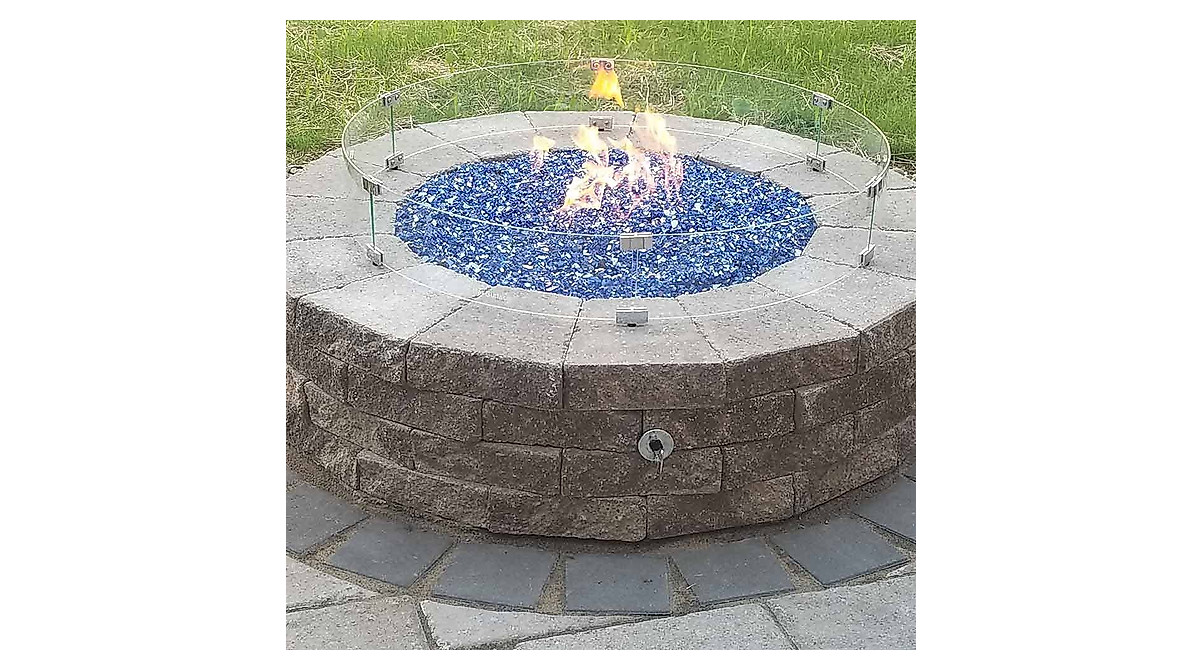 Spotix HPC Penta Match Lit Fire Pit Burner Kit - 30-Inch Stainless Steel