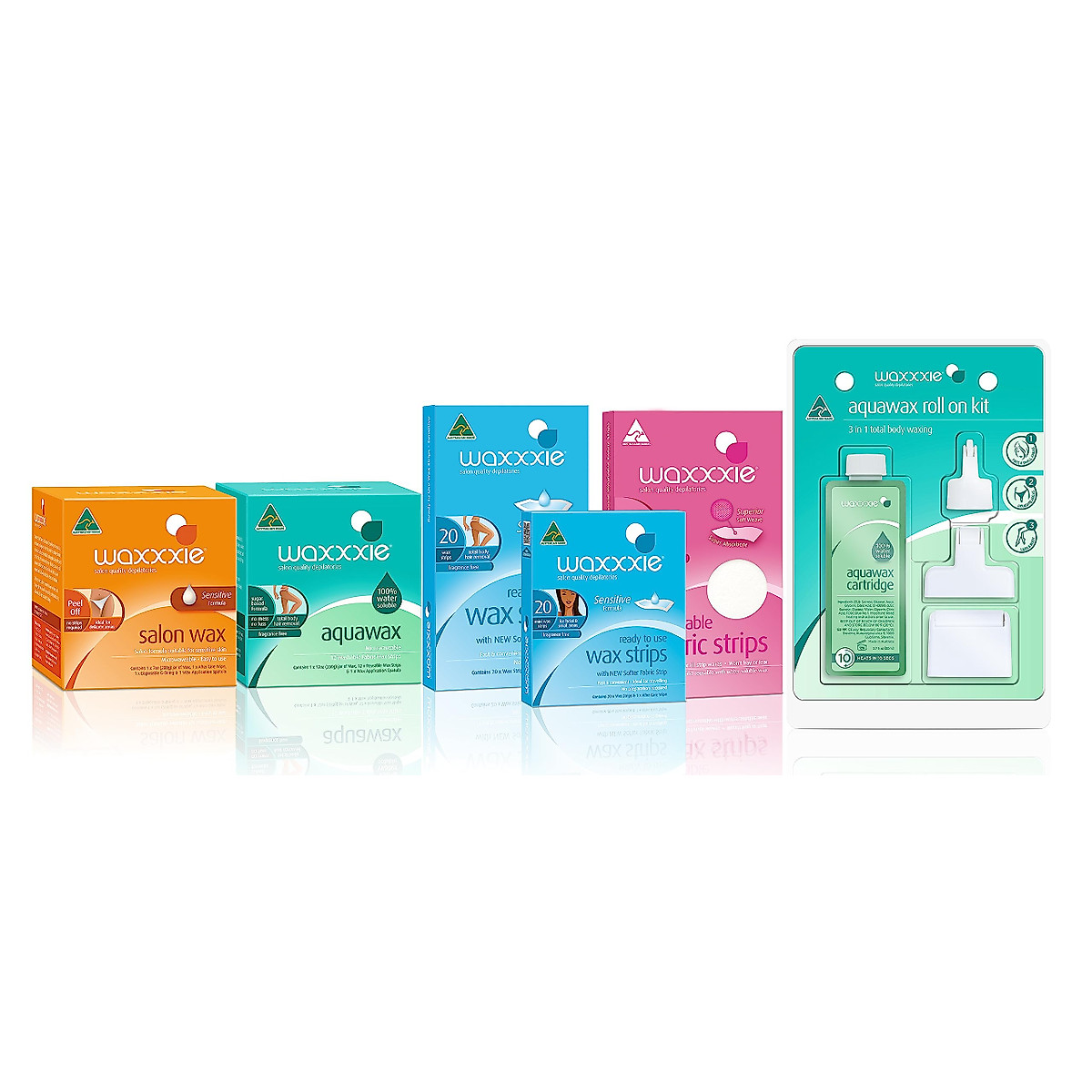 Waxxxie Aqua Wax 13.5 fl oz - Water Soluble Strip Wax for Effortless Hair Removal with Salon Quality Results