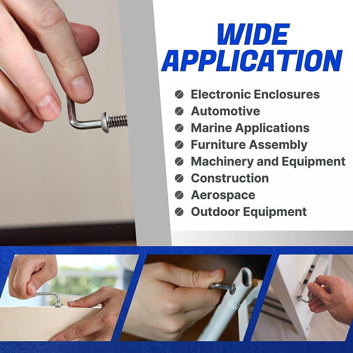 Fastenere Button Head Socket Cap Screws - 1/4-20 x 3/4", 18-8 (25-Pcs) Stainless Steel, Fully Threaded,Fine Black Oxide Finish, Corrosion-Resistant, Machine Thread, Easy to Install w/Allen Hex Drive