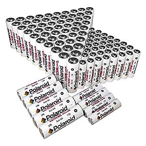 Polaroid Extreme Bulk Combo 60-Pack AA and 40-Pack AAA Alkaline Batteries Assorted Variety Pack (100-Pack)