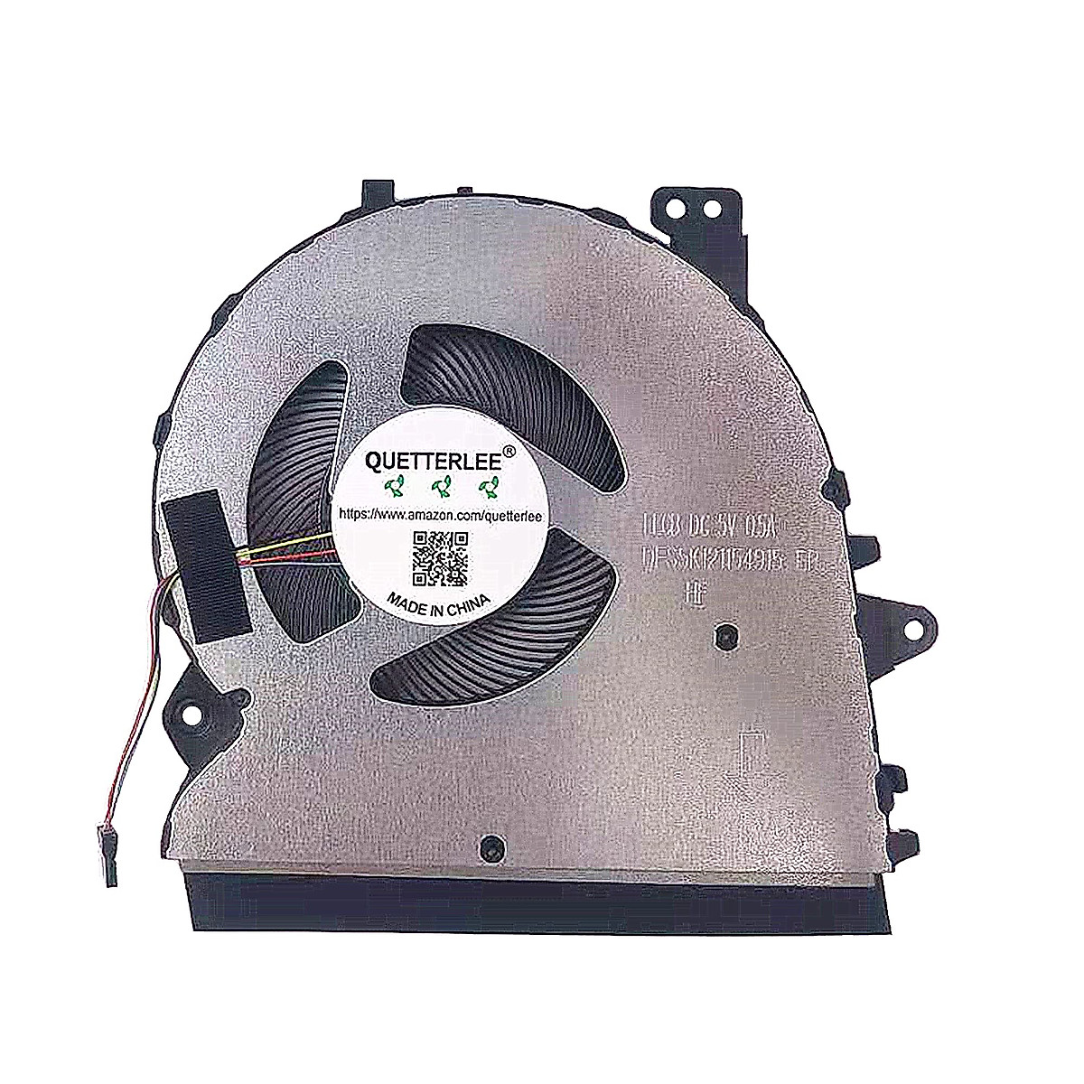 QUETTERLEE Replacement New CPU Cooling Fan for ASUS ZenBook UX431 UX431F BX431 UX431FL UX431FLC UX431FA UX431FAC UX431FN UX431DA UM431DA U4500F S4500F S431 S431F UM431 Series DFS5K121154915 FLCB Fan