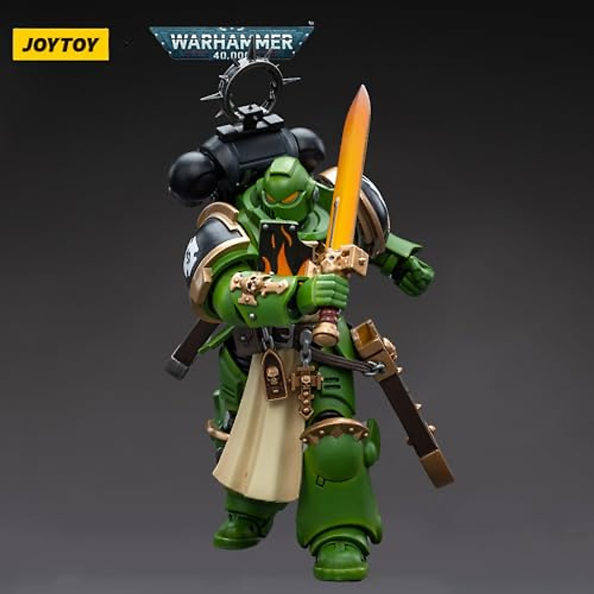 JOYTOY 1/18 Warhammer 40,000 Action Figure Salamanders Bladeguard Veteran Anime Collection Model Birthday Gift