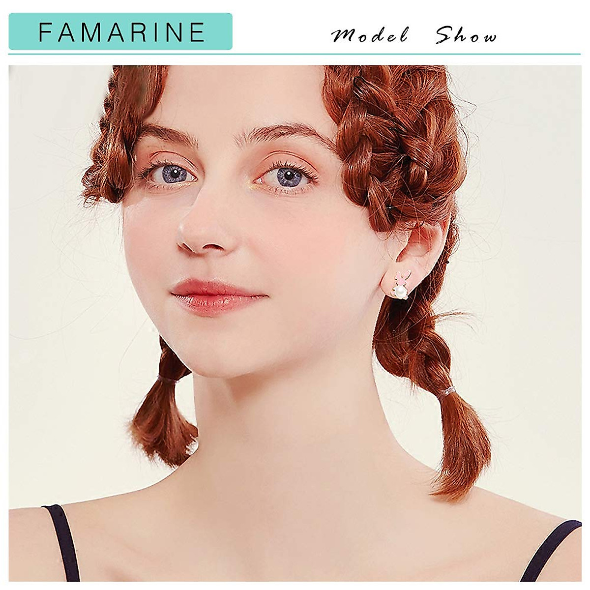 Easter Earrings Rabbit Bunny Carrot Stud Earrings Crystal Pearl Cute Funny Earring Gift for Her