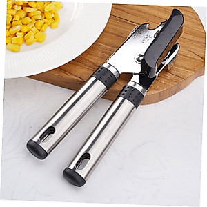 Anneome 1pc Bottle Opener Can Opener Electric Stainless Steel Electric Can Opener Hand Held Can Opener Jar Opener for Seniors Automatic Can Opener Kitchen Can Opener Metal Bottle Opener