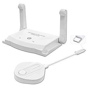 Mirabox Wireless USB C Transmitter and 1080P HDMI Receiver Conference Presentation System Video Audio Screen Mirroring AirPlay Miracast Share from USB C Laptop,for iPhone,iPad,Android Phone/Tablets