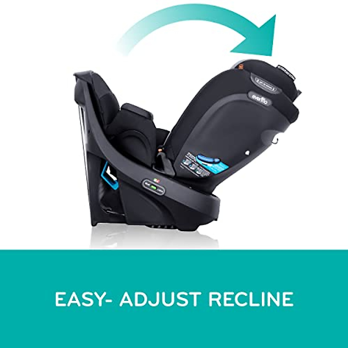 Evenflo Revolve360 Extend All-in-One Rotational Car Seat with Quick Clean Cover (Rowe Pink)