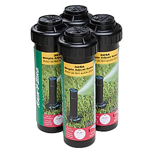Rain Bird 32SA/4PKS Simple Adjust 32SA Gear Drive Rotor, Adjustable 40° - 360° Pattern, 19' - 32' Spray Distance, 4-Pack