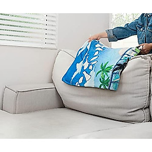 Dragon Ball Super Feast Plush Throw Blanket | Super Soft Fleece Blanket, Cozy Sherpa Cover For Sofa And Bed, Home Decor Room Essentials | Anime Manga Gifts And Collectibles | 45 x 60 Inches