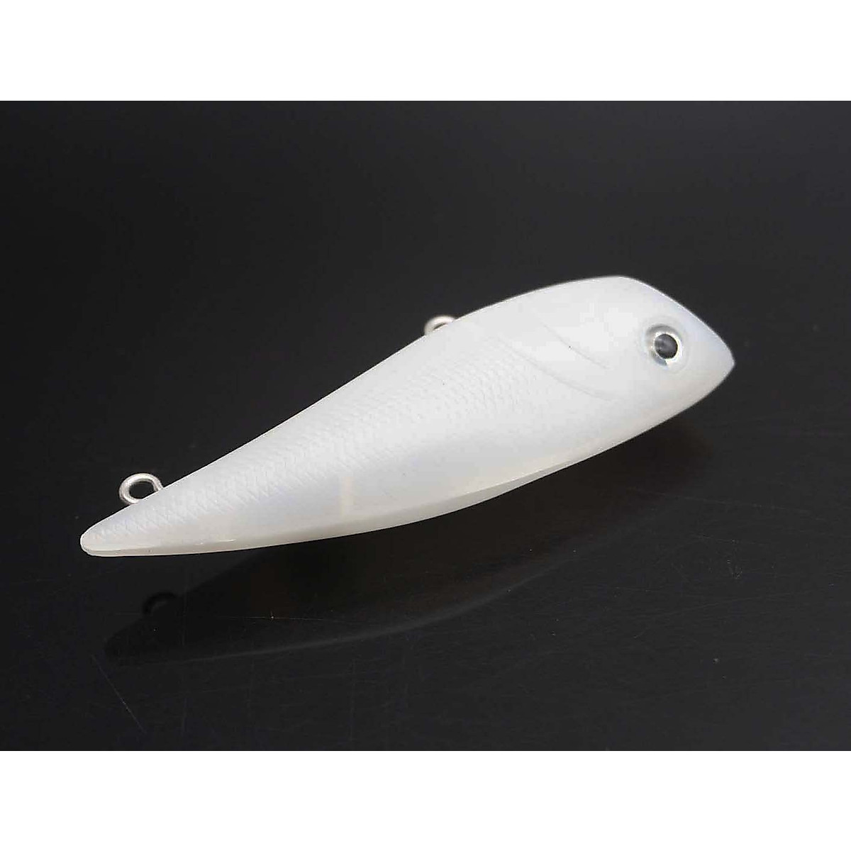 10PCS Unpainted Lure Blanks 6.36g 6.8cm with Free 5mm Eye Crankbait Simulation Blank Body Clear Hard Baits Trout Salmon Minnow Lure Popper Lures Topwater Freshwater YB130