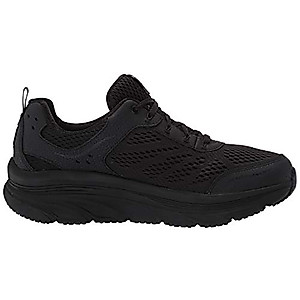 Skechers womens D'lux Walker-infinite Motion Sneaker, Black, 6 US