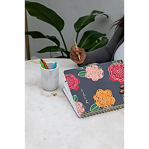 Southworth Academic Planner (July 2021-June 2022), 8.5" x 11" Bright Floral, 28 lb./105 gsm Paper, Large Twin Wire (92114)
