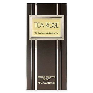 Perfumer's Workshop Tea Rose by Perfumer's Workshop for Women - 4 Ounce EDT Spray
