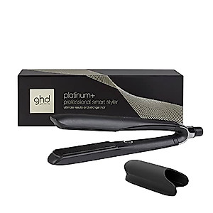 ghd Platinum+ Styler ― 1" Flat Iron Hair Straightener, Professional Ceramic Hair Styling Tool for Stronger Hair, More Shine, & More Color Protection ― Black