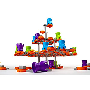 Gridopolis - A 3D Tabletop Strategy Game : Family-Friendly 1-4 Player Innovative Board Games for Adults, Teens & Kids Ages 8+ (Great for STEAM Learning)