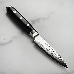 Enso HD 4" Paring Knife - Made in Japan - VG10 Hammered Damascus Stainless Steel