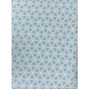 Royal Tradition Heavyweight Flannel, 100-Percent Cotton King Pillow Cases, Set of 2, Snow Print, Soft Pair of Pillowcases