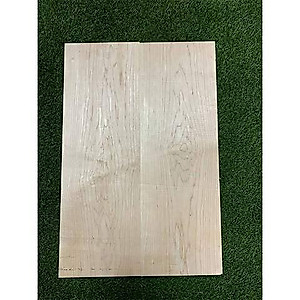 Exotic Wood Zone's Hard Maple bass Guitar Body Blank | Electric Guitar Body Blank | Solid Body Electric Guitars Blank | Luthier Tonewood Body Blanks | 21" x 14" x 1-3/4" - Glued (3 Pcs)