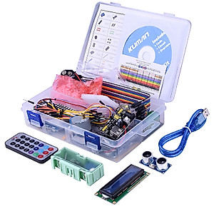 kuman Complete Starter Kit with Detailed Tutorial and Reliable Components for Arduino Project Mega 2560 Robot breadboard Kits