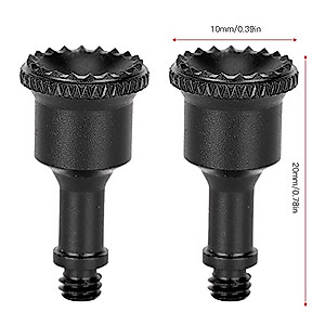 Drone Accessories Fits Aluminum Alloy Remote Control Joystick Thumb Rocker for Women and Men Meet All You Needs for 2 for(Black)