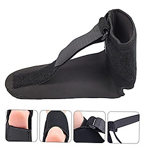 minkissy 2 pcs foot drop orthotics adjustable ankle brace drop foot support brace drop foot support orthotics night splint orthotics for plantar fasciitis tool stand Foot Orthosis soft sock