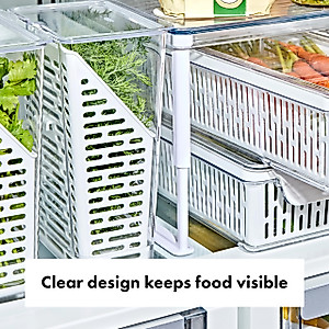 OXO Good Grips Produce Saver – Herb Keeper, 4.5 x 6.0 x 11.3 in, White