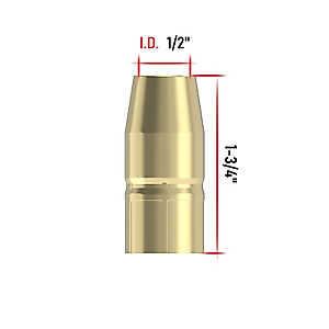 YESWELDER MIG Welding Gun Accessory Kit .030" Tip-Nozzle-Diffusers for Miller Millermatic M-100/150 Hobart H-9/10