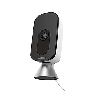 ecobee SmartCamera – Indoor WiFi Security Camera, Smart Home Security System, 1080p HD 180 Degree FOV, Night Vision, 2-Way Audio, Works with Apple HomeKit, Alexa Built In