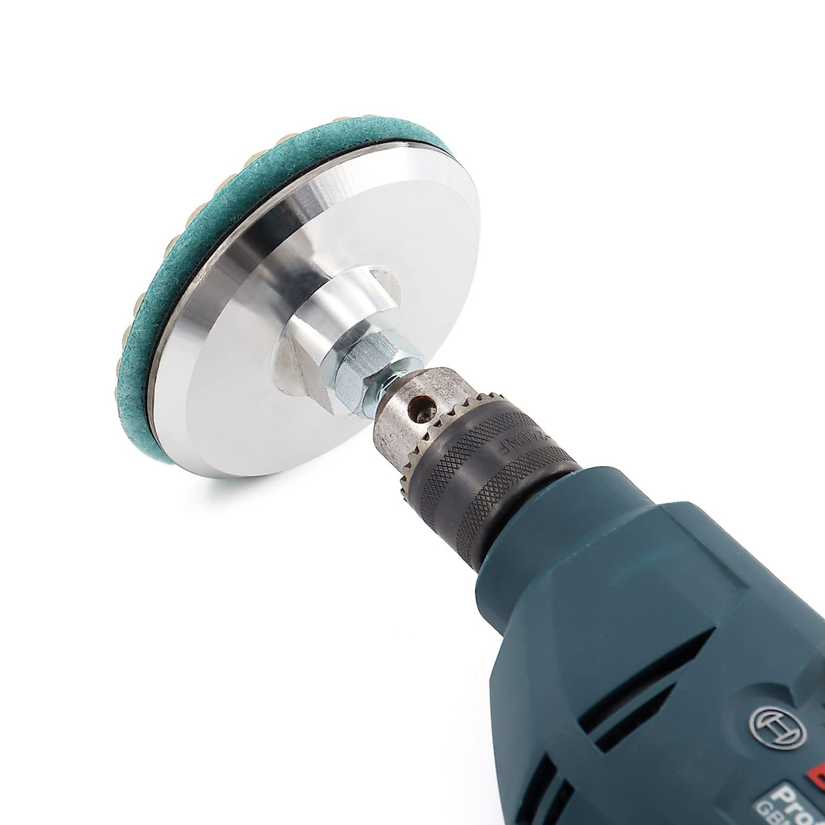 YDROWN 3 Inch Aluminium Backer Pad for Diamond Polishing Pad Holder Hook and Loop Connector 5/8-11 Thread (3 Inch)