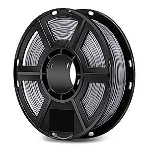 FLASHFORGE D-Series Metal Filled 3D Printer Filament, 1.75mm (Aluminum), 0.5kg Spool (1.1lbs), Guaranteed Fresh, Dimensional Accuracy +/- 0.02mm, Tangle-Free, Fits Most FDM Printers [Risk-Free]