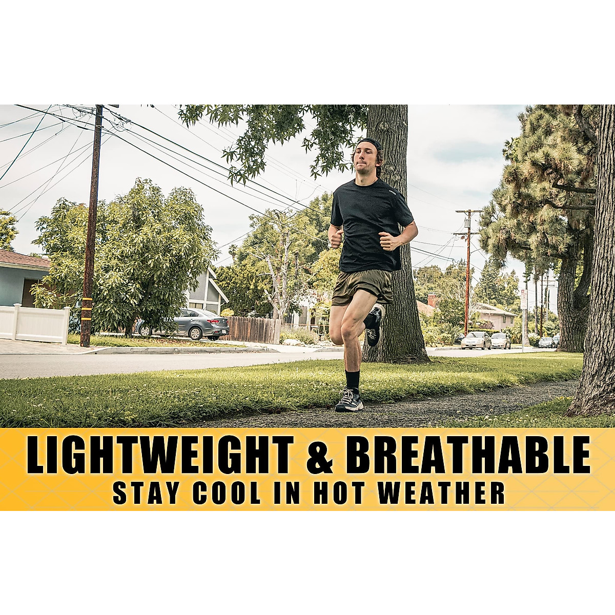 Condor Running Shorts (Black, Large)