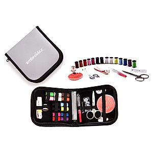 Embroidex Sewing Kit for Home, Travel & Emergencies - Filled with Quality Notions Scissor & Thread - Great Gift