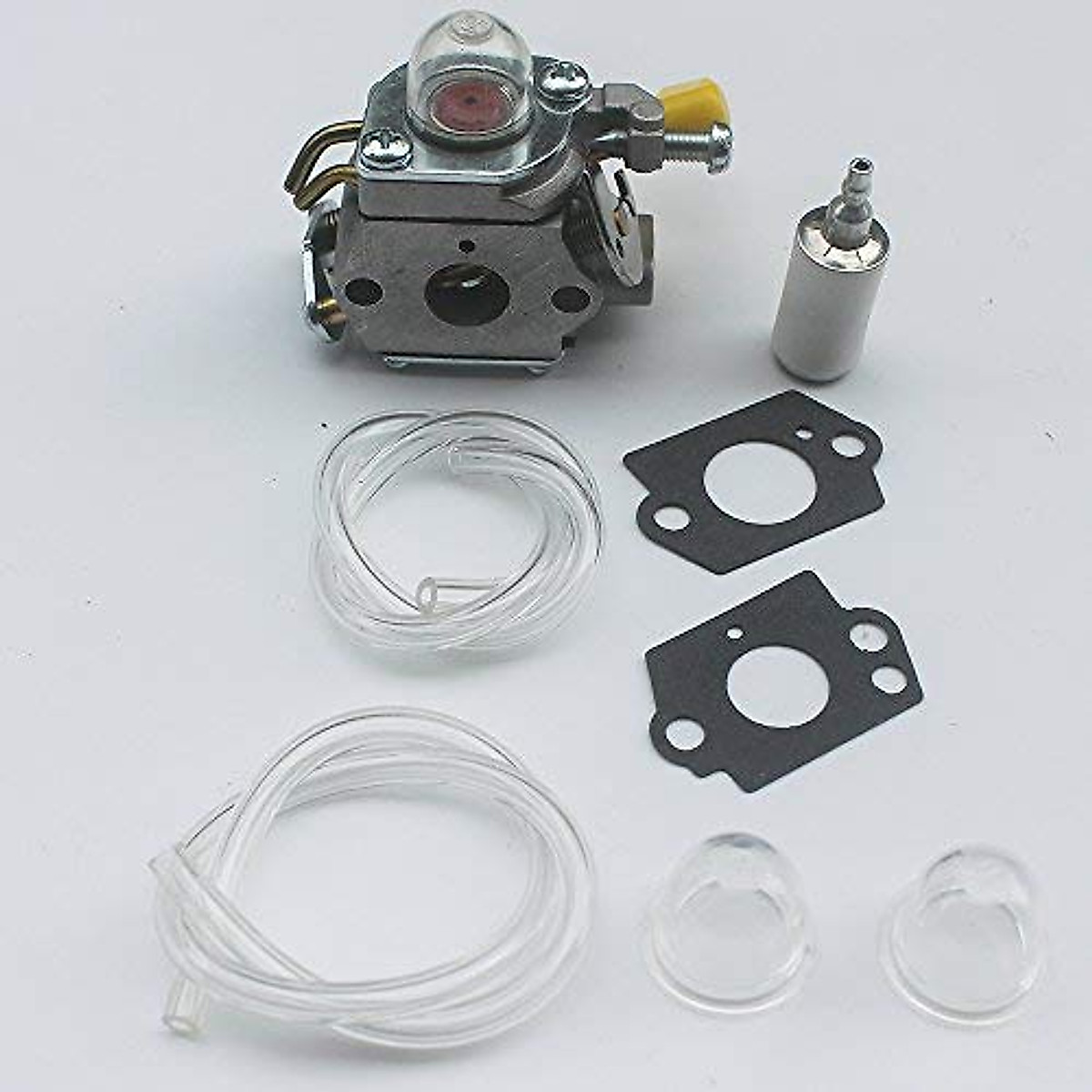 KIPA Carburetor kit for 25cc 26cc 30cc Homelite Ryobi Craftsman Poulan Brushcutter Blower String Trimmer # 308054013 308054012 308054004 308054008 Replace ZAMA C1U-H60 Carb
