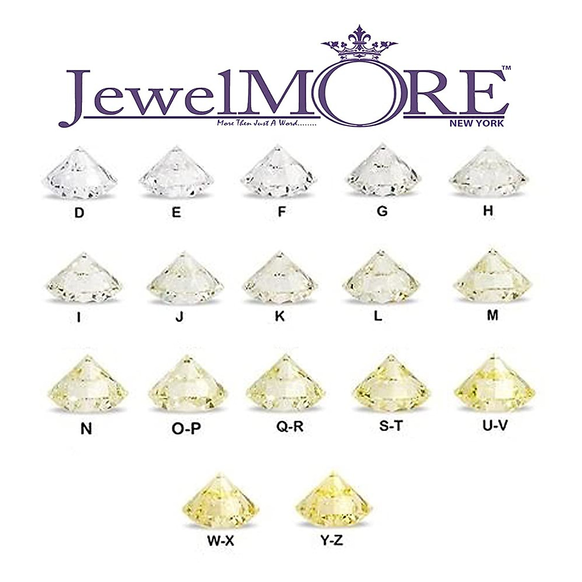 JewelMore 0.05ct Diamond Nose Ring Hoop - 14K White Gold or Yellow Gold (White Gold)