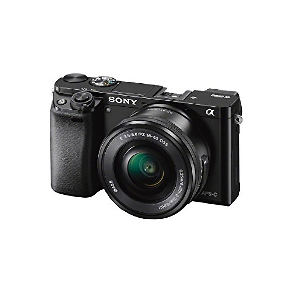 Sony A6000 Interchangeable Lens Digital Camera with SELP1650 Lens Kit - Black (24.3MP)
