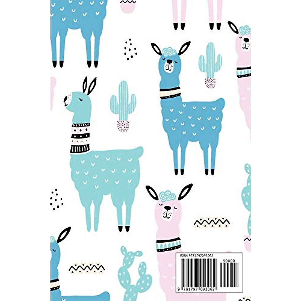 Address Book: For Contacts, Addresses, Phone, Email, Note,Emergency Contacts,Alphabetical Index With llama Cactus Cute Pattern