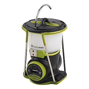 Goal Zero Lighthouse Mini Core Lantern, Small Solar-Powered and USB Lantern for Camping and Emergency Use