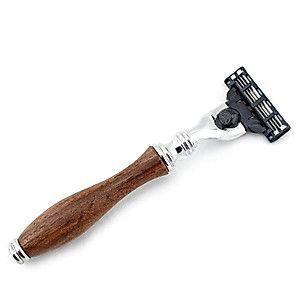 Haryali Mens Shaving Safety Razor-Wooden Handle