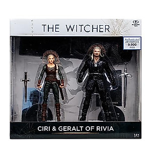 McFarlane Toys - The Witcher Ciri & Geralt of Rivia (Season 3) 7in Action Figure 2pk