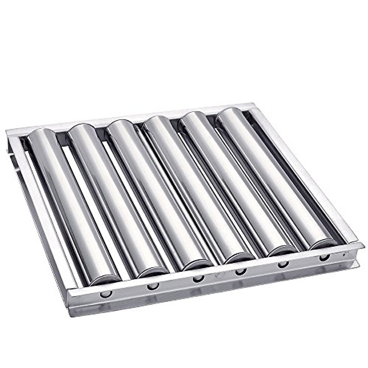 i Kito Charcoal Stainless Steel Hot Dog Sausage Roller Rack Steamer with Extra Long Wood Handle New BBQ Tools 5 Section Brat Griller