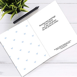 Christian Bridal Shower Card for Christian Bride 5x7Inch Card Christian Bridal Card (Single Card)