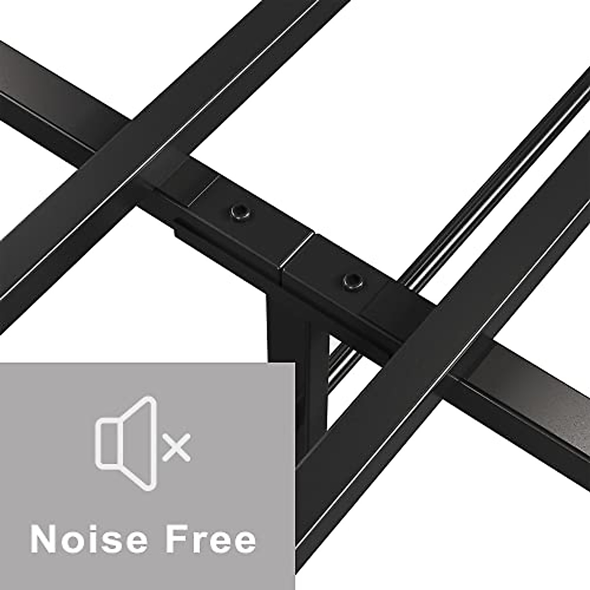 LIKIMIO Queen Bed Frame with Storage Headboard, Platform Bed Frame Queen Size with Strong Supports, More Sturdy, Noise-Free, No Box Spring Needed, Rustic Maple