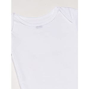 Gerber Baby 5-Pack Solid Onesies Bodysuits, White, 0-3 Months