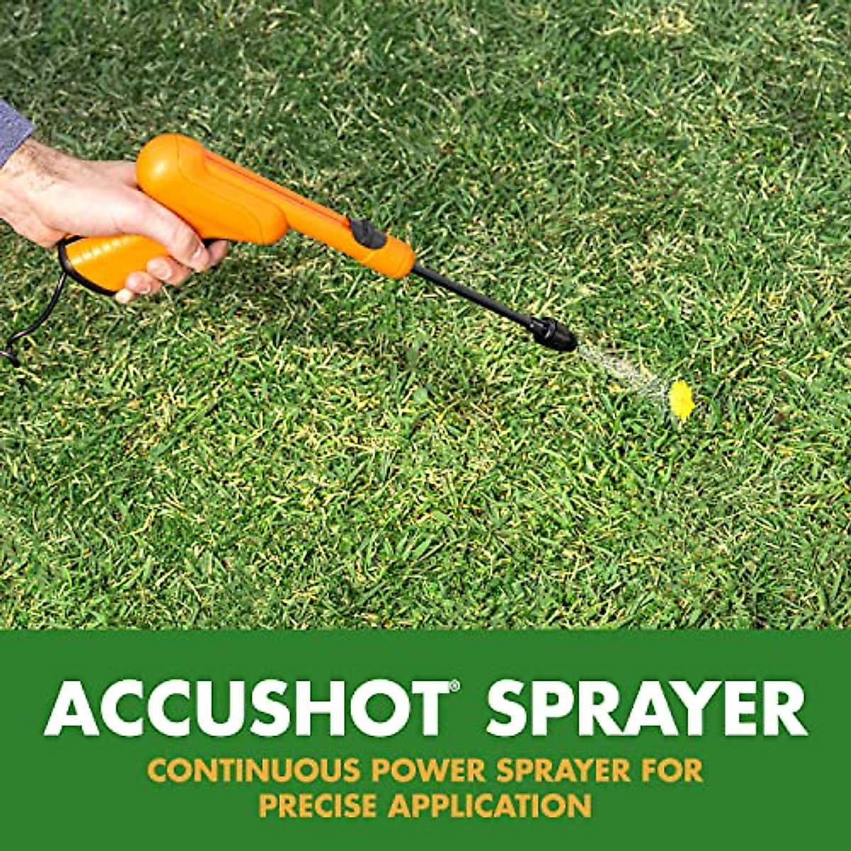 Spectracide Weed Stop For Lawns Plus Crabgrass Killer, AccuShot Sprayer, 1.33 gallon