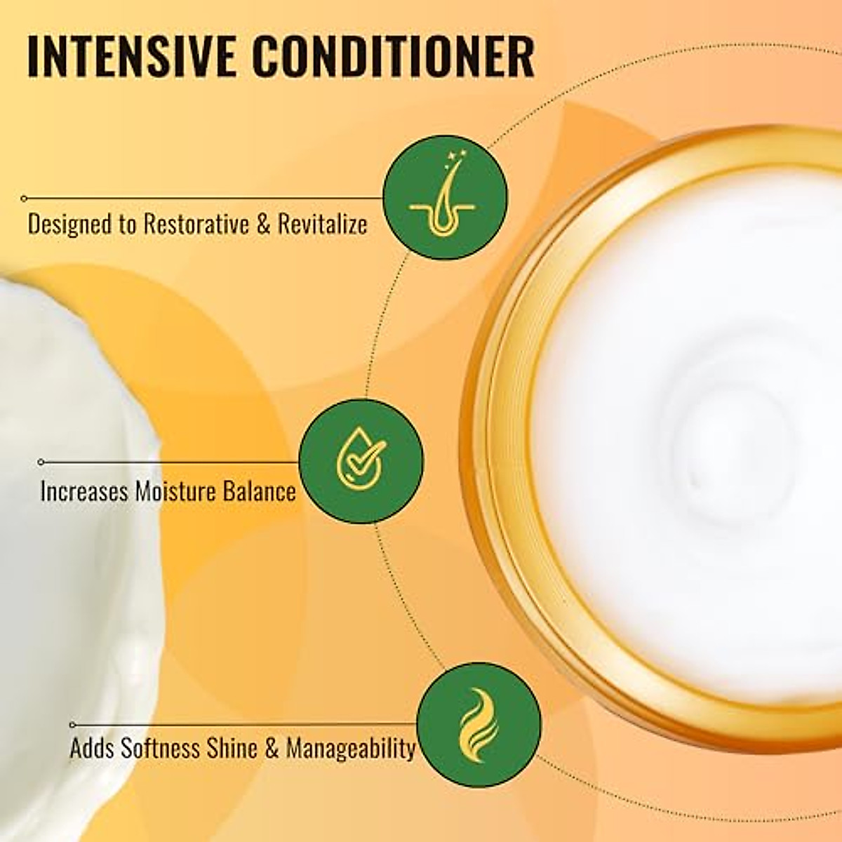 Gotukola Satin Strands Mask for Dry, Color Damaged Hair – Deep Conditioner Hair Treatment Softens Dry Hair, Repairs Damage, & Revitalizes Scalp – Gotu Kola Herb, Essential Oils, & Keratin Hair Mask