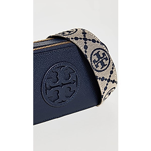 Tory Burch Women's Mini Miller Crossbody Bag, Tory Navy, Blue, One Size