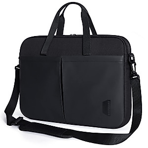 Laptop Bag,BAGSMART 15.6 Inch Laptop Case,Slim Computer Bag for Men,Women Laptop Carrying Case,Classic Messenger Shoulder Bag,Work Bag Laptop Briefcase Business Office Travel,Black