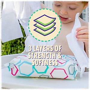 Cuties Complete Care Sensitive Baby Wipes, Unscented, 600 Count